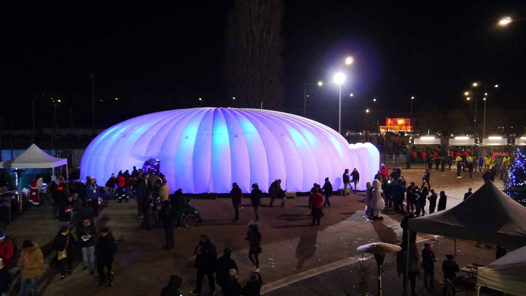 Eclairis: Expert en fabrication de structure gonflable sur mesure